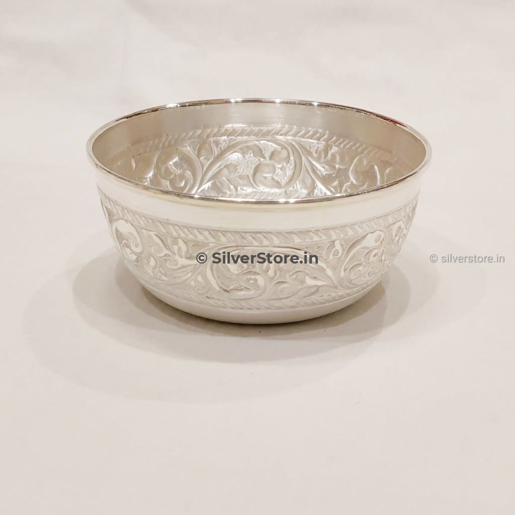 Silver bowl price in tanishq store
