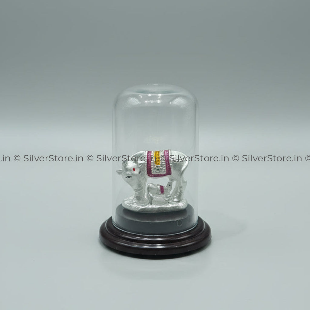 Silver Kamdhenu Idols – SilverStore.in