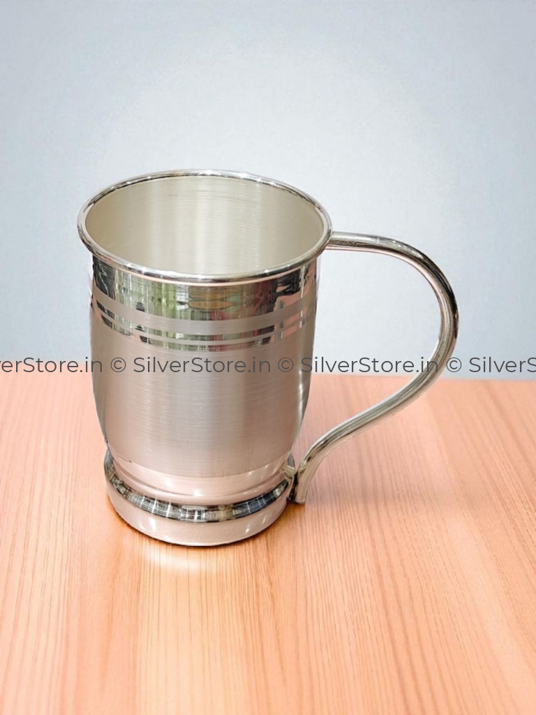 999 Pure Silver Mug - 990 Silver Bis hallmarked – SilverStore.in