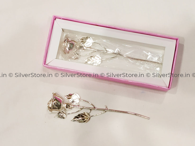 Pure Silver Rose - 925 silver Rose for Valentine's Day Gift ...