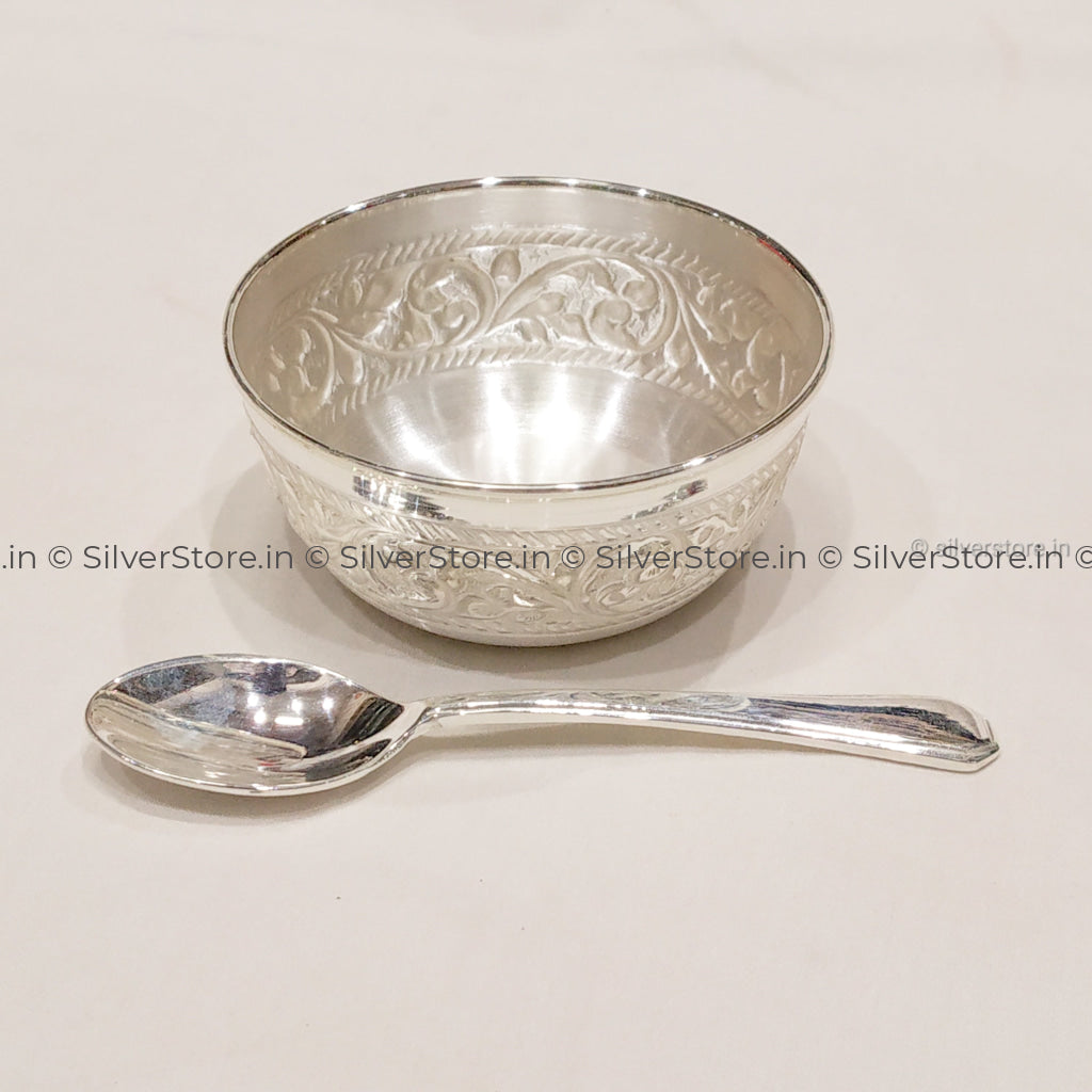 Buy Pure Silver Bowls - Bis Hallmarked - silverstore.in – SilverStore.in